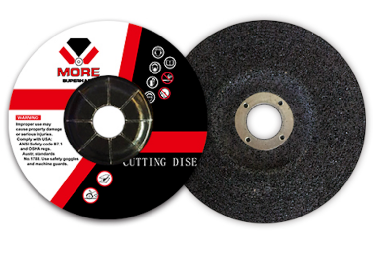 Reinforced resin bond cutting and grinding disc